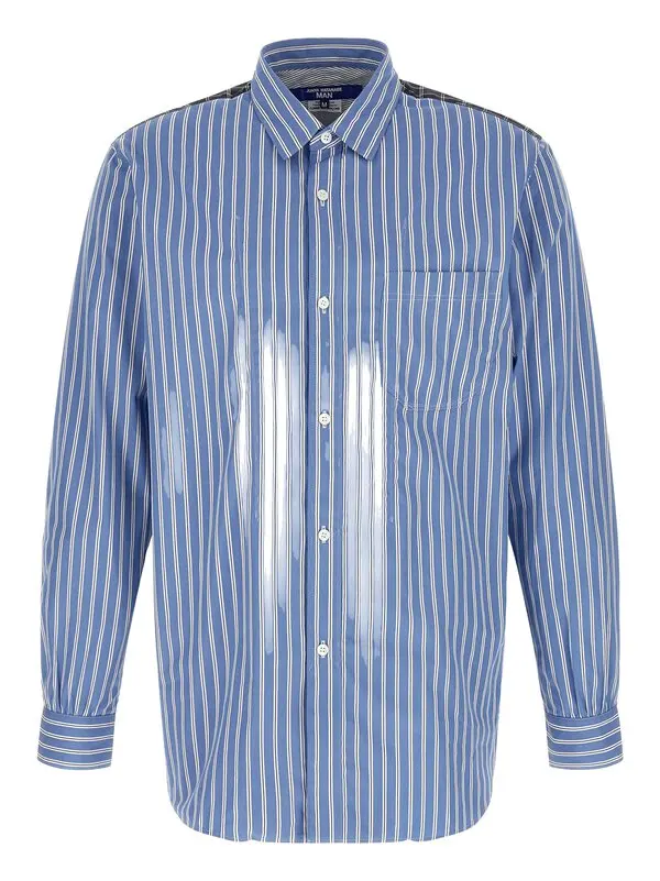 Junya Watanabe Patchwork Shirt - Blue
