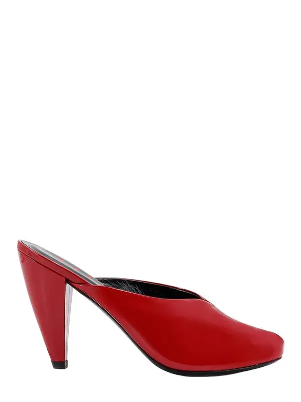 JUDE Patent Leather Mules - Red