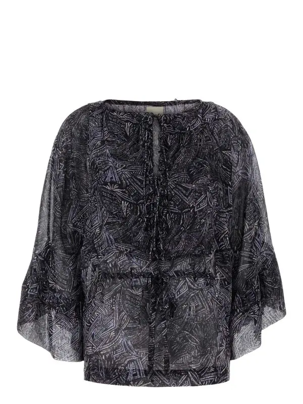 Isabel Marant Étoile Printed Silk Tekia Blouse - Multicolor