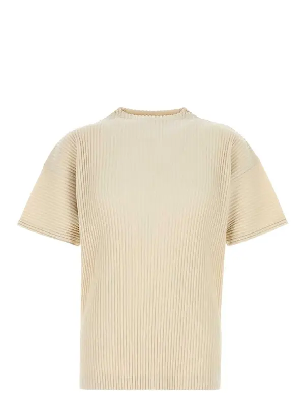 Issey Miyake Sand Polyester T-shirt - Brown