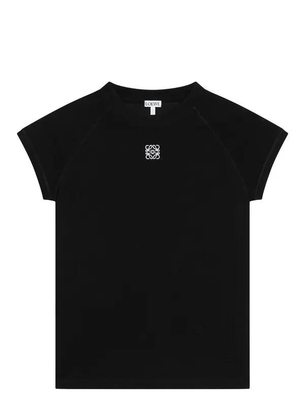 Loewe Small Fit Cotton Blend T-shirt - Black