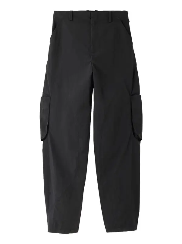 Jacquemus High Waisted Cargo Pants - Black