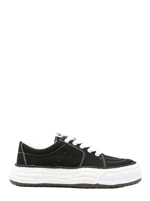 Mihara Yasuhiro Canvas Low-top Sneakers - Black