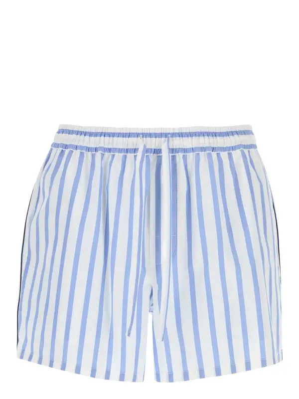 Dolce & Gabbana Embroidered Poplin Bermuda Shorts - Multicolor