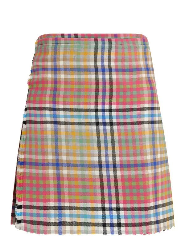 VIVIENNE WESTWOOD Heather Check Mini Kilt - Multicolor