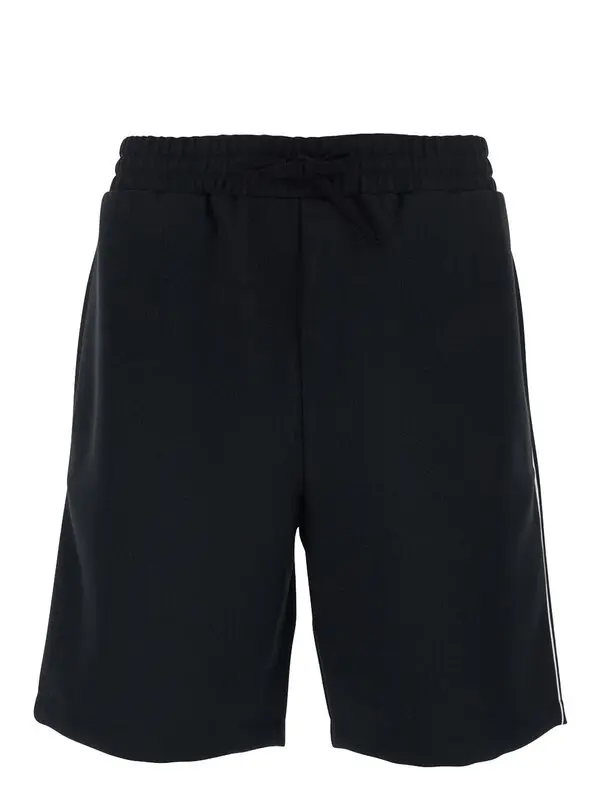 Valentino Garavani Bermuda Shorts With Vlogo Plaque - Multicolor