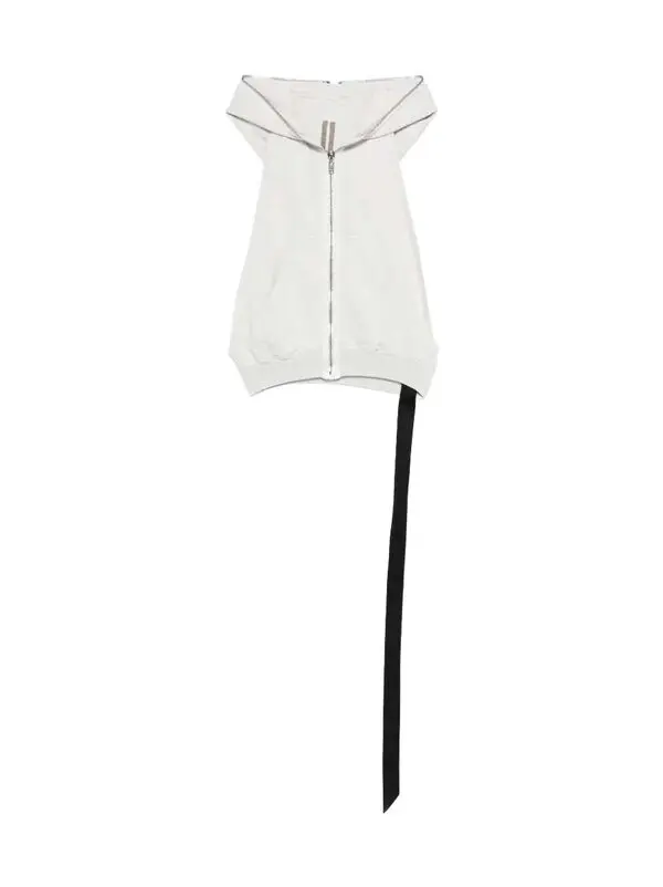 Rick Owens Zip-up Sweatshirt - White