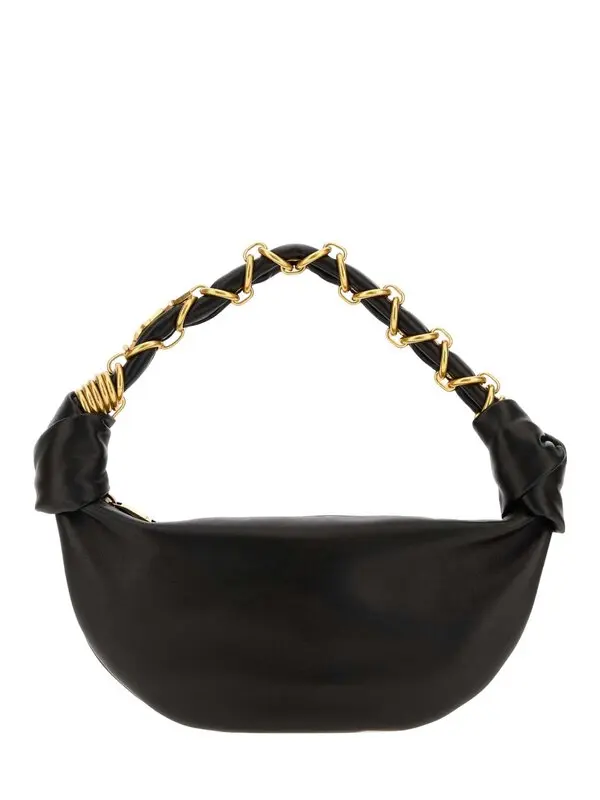 Saint Laurent Amalia Leather Mini Shoulder Bag - Black