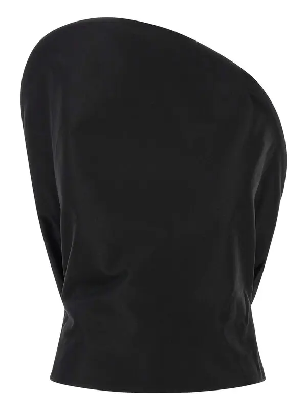 Magda Butrym Off-the-shoulder Bustier Top - Black