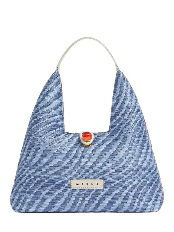 Marni Trapeze Tote Bag - Blue