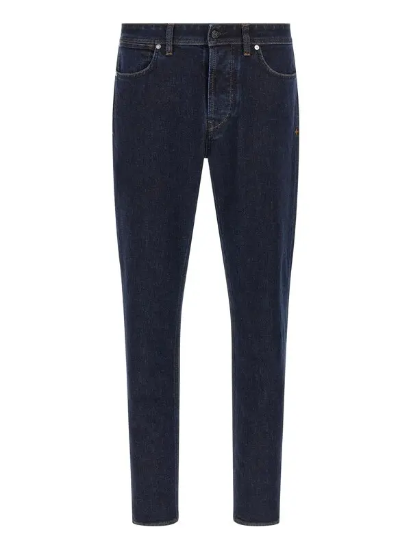 Stone Island Indigo Denim-rinsed Jeans - Blue
