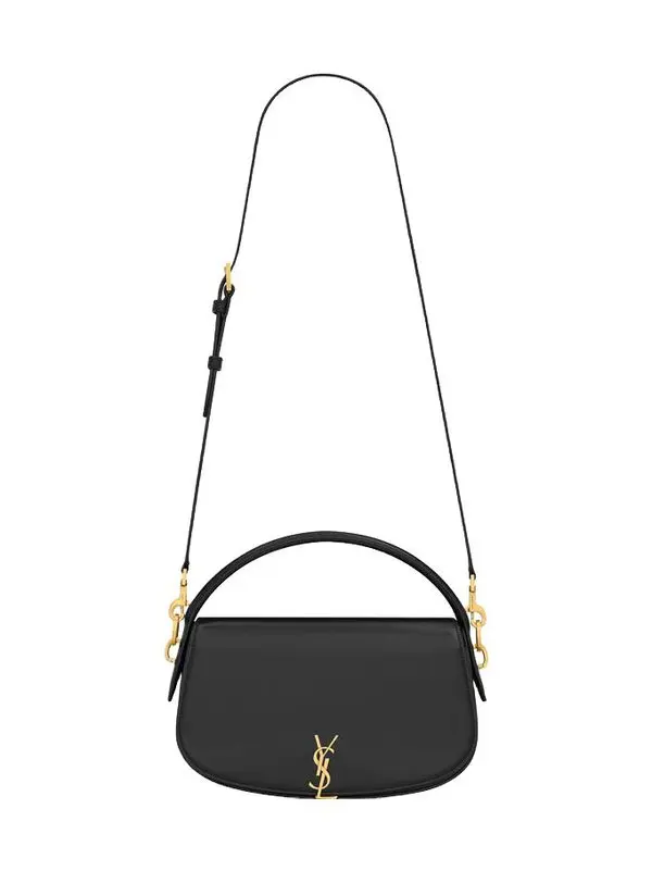 Saint Laurent Voltaire Leather Bag - Black