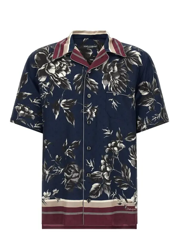 Dolce & Gabbana Hawaii' Shirt - Blue