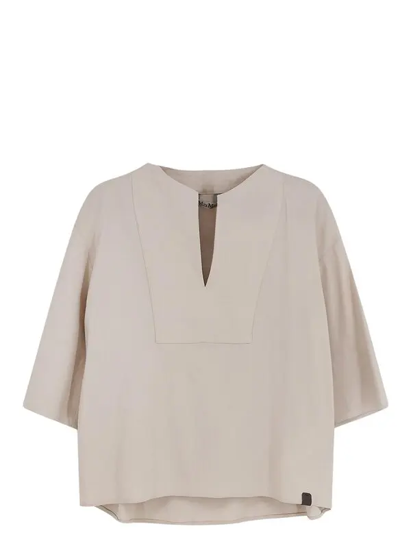 Max Mara Linen And Viscose Shirt - Multicolor