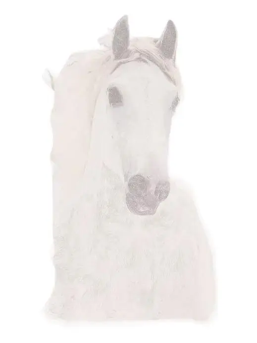 Chloé Faded Horse-print Cotton T-shirt - White