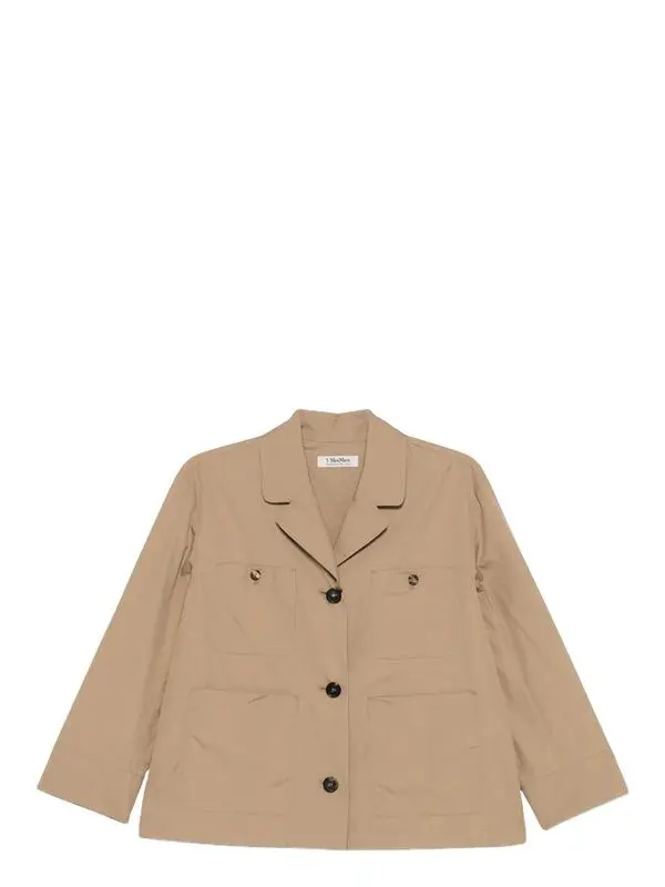 Max Mara Beige Flap Pocket Shirt - Multicolor
