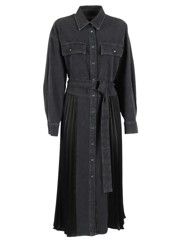 Max Mara Dress Cotton - Black
