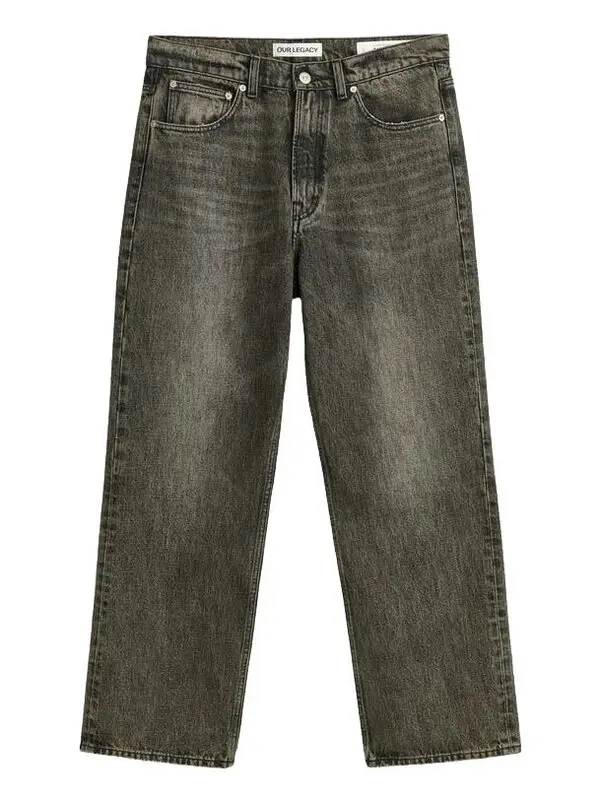 Our Legacy Grey Denim Regular & Straight-leg Jeans - Gray