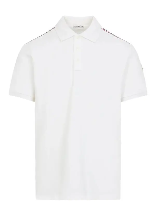 Moncler Neutrals Polo Shirts - Cream