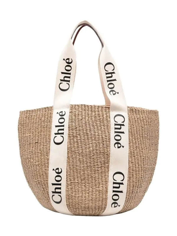 Chloé Woody Large Basket Bag - Multicolor