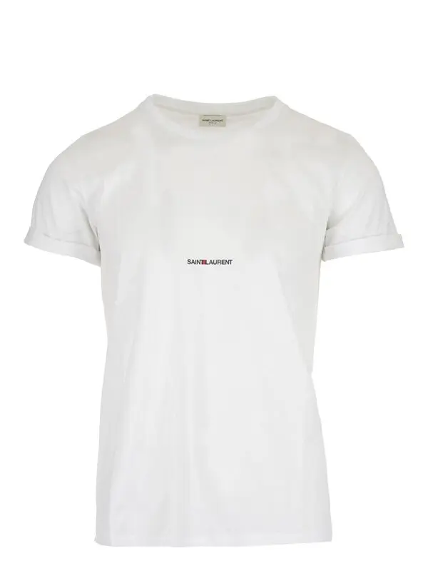 Saint Laurent Logo T-shirt - White