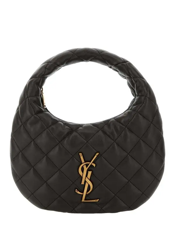 Saint Laurent Icarino Shoulder Bag - Gray