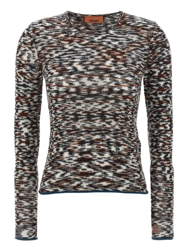 Missoni Cashmere Blend Crew Neck Sweater - Multicolor