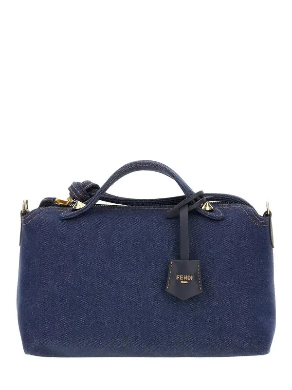 Fendi Denim Satchel Handbag - Multicolor