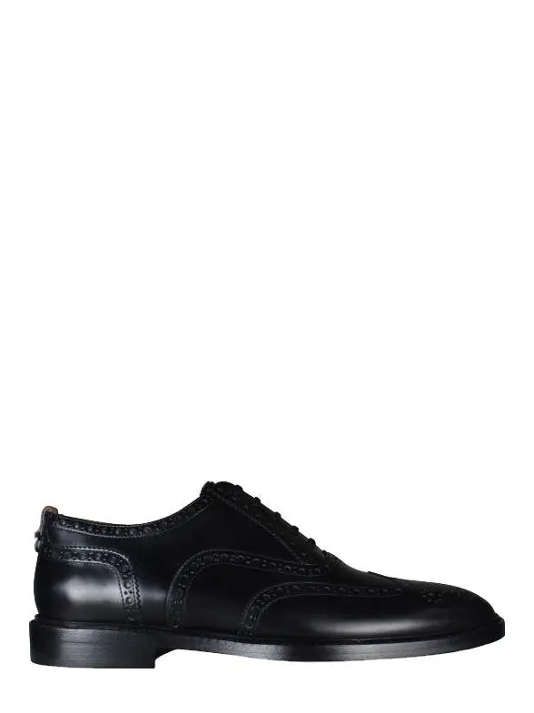 Burberry Oxford Brogue Derbies - Black