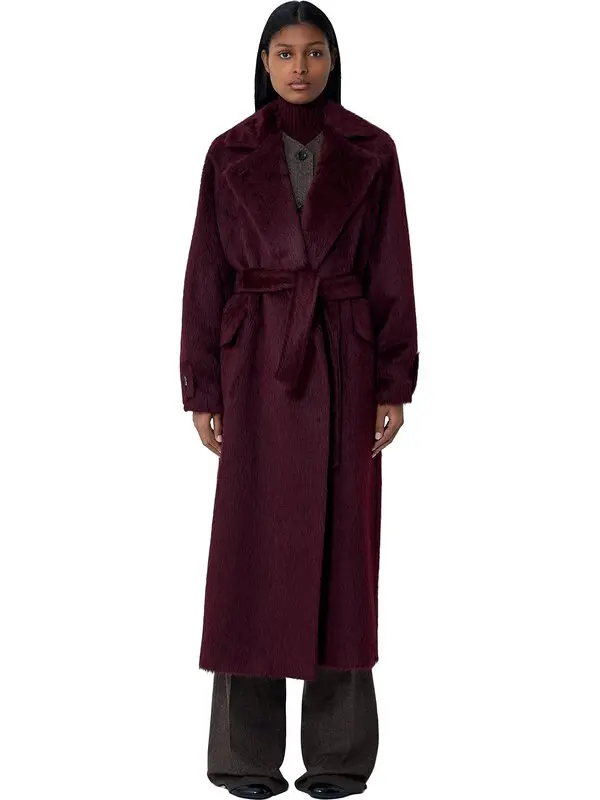Max Mara Long Wool Coat - Multicolor