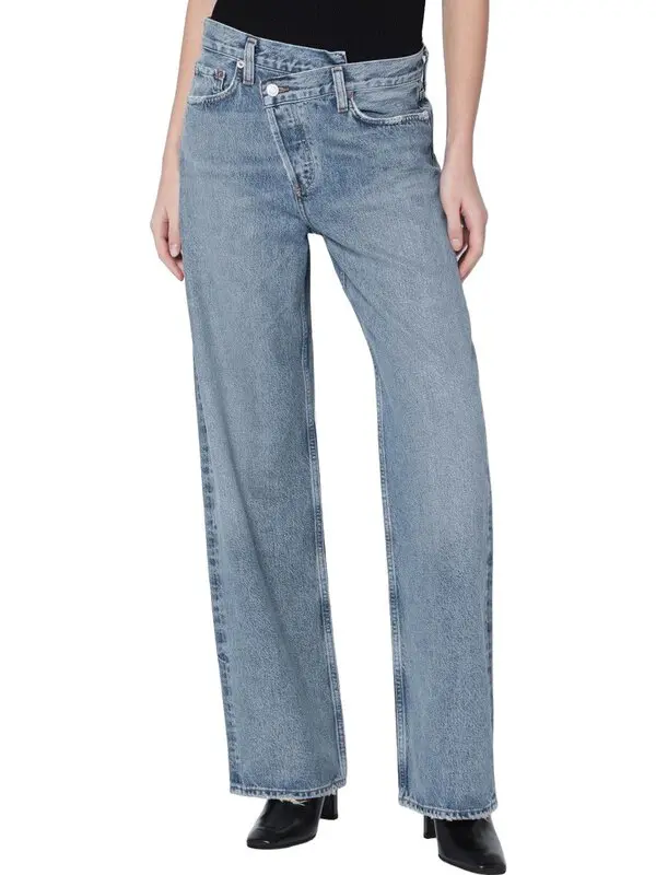 AGOLDE Arc Criss Cross Jeans - Blue