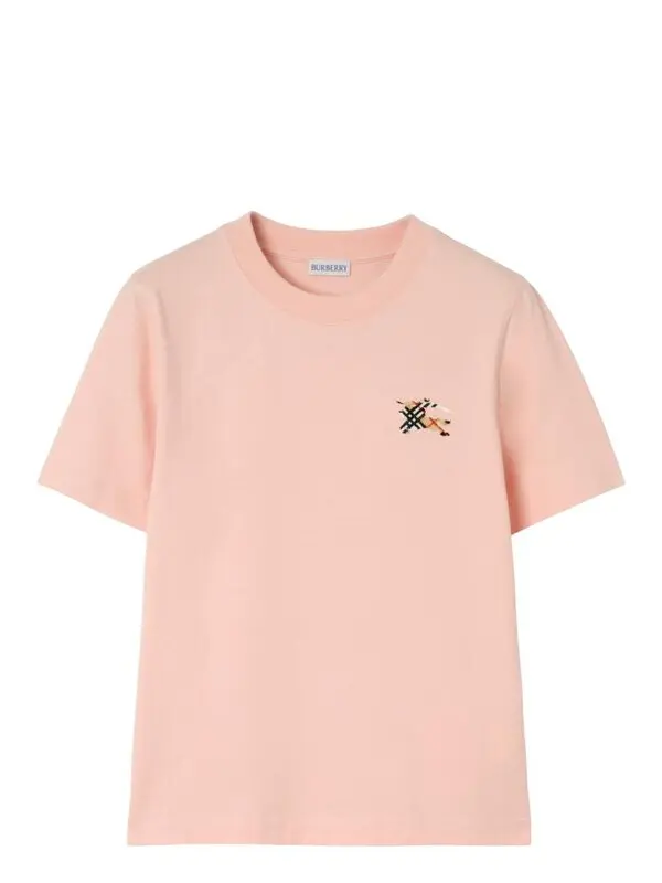 Burberry Logo Cotton T-shirt - Multicolor