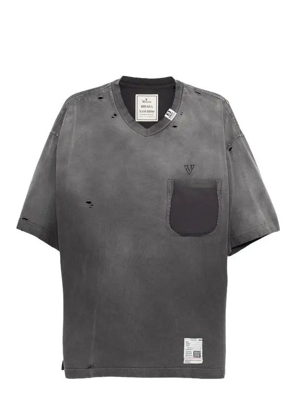 Mihara Yasuhiro Grey T-shirts & Vests T-shirts - Gray