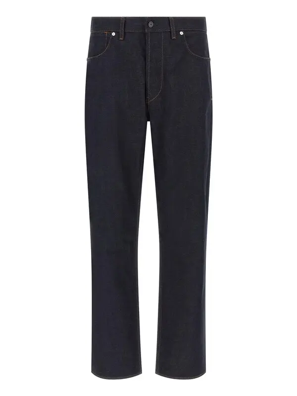 Stone Island Indigo Denim-rinsed Straight Leg Jeans - Blue