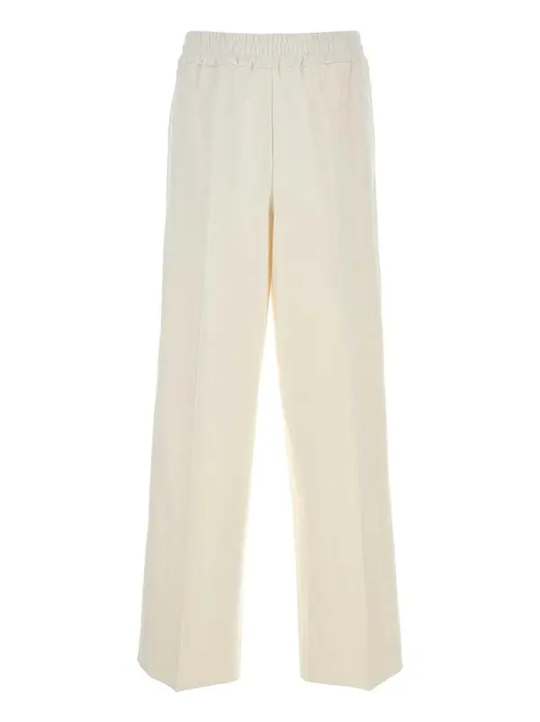 JIL SANDER Stretch Jersey Trousers - White