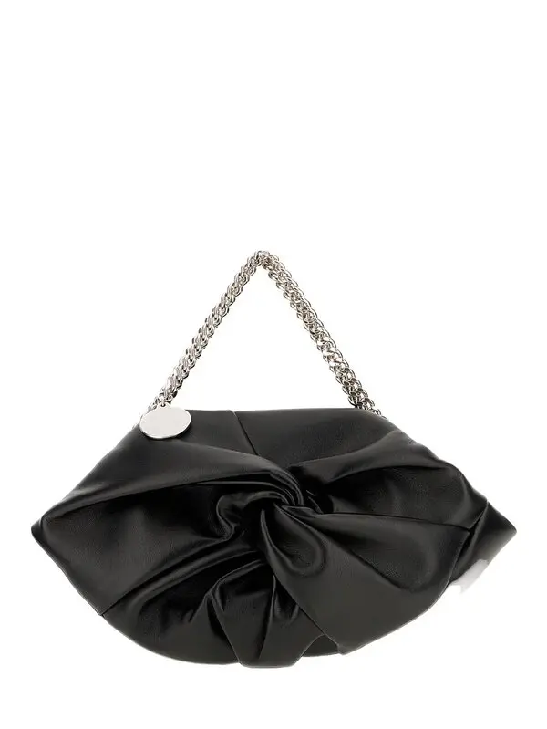 Stella McCartney Twist Knot Handheld Bag With Chain Strap - Multicolor