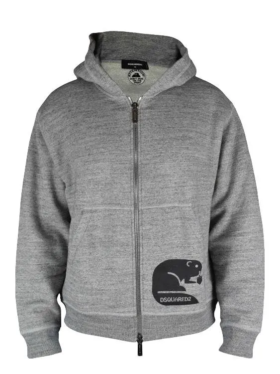 Dsquared2 Zip-up Hoodie - Gray