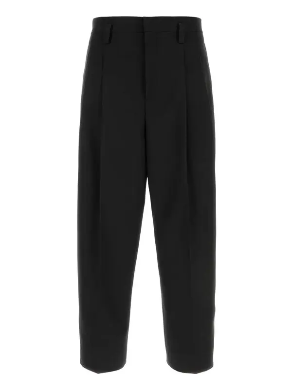 JIL SANDER Gabardine Pant - Black