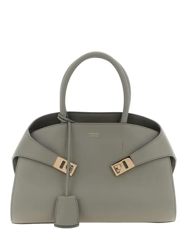 FERRAGAMO Hug Handbag - Gray