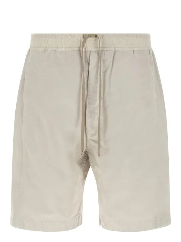 Rick Owens Wide Pusher Bermuda Shorts - Cream