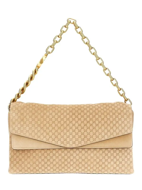 Gucci Monogrammed Chain Strap Shoulder Bag - Multicolor