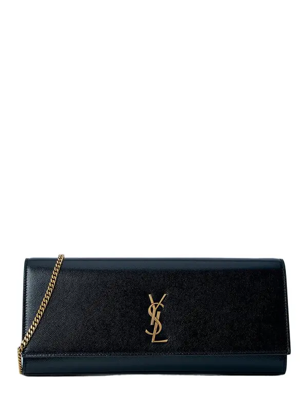 Saint Laurent Kate Clutch Bag - Black