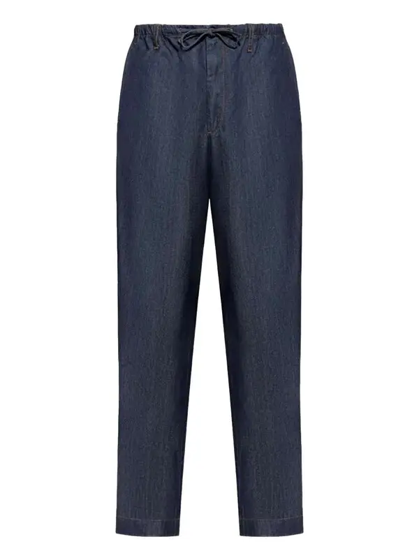 Dries Van Noten Penny Long Jeans - Blue
