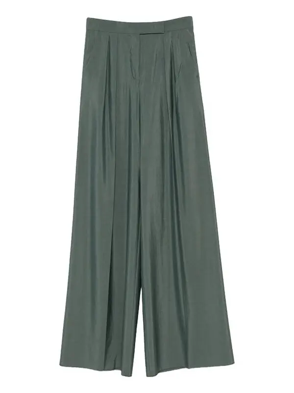 Max Mara Palazzo Pants - Green
