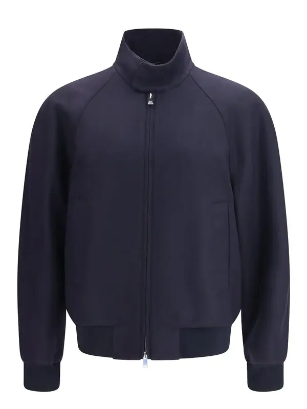 Fendi Cashmere Bomber Jacket - Blue