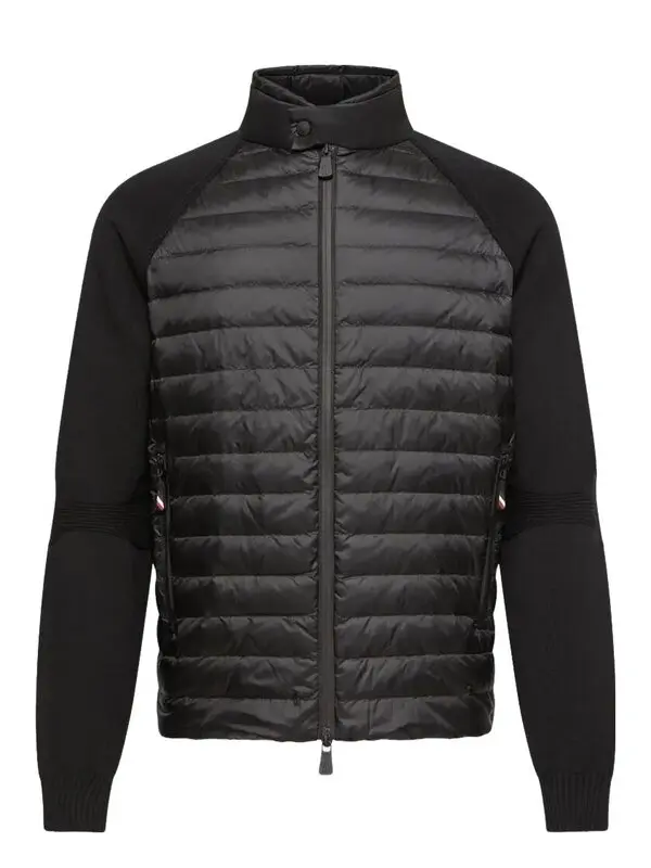 Moncler Zip-up Cardigan - Black