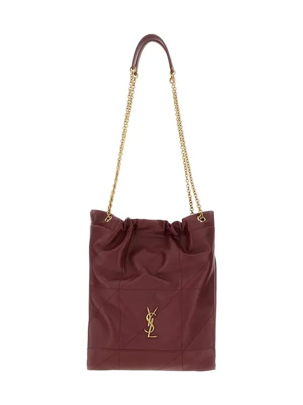 Saint Laurent Quilted Shopper Bag With Chain Strap - Multicolor