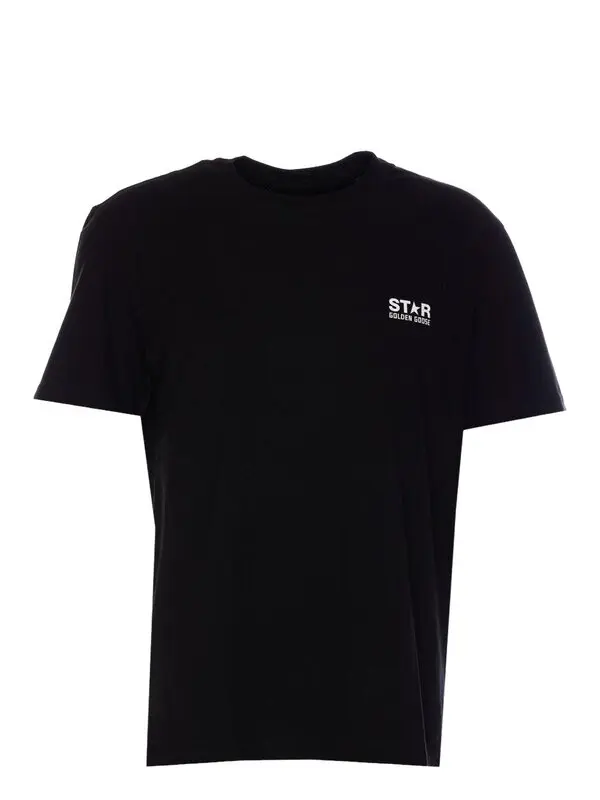 GOLDEN GOOSE Big Star Logo T-shirt - Black