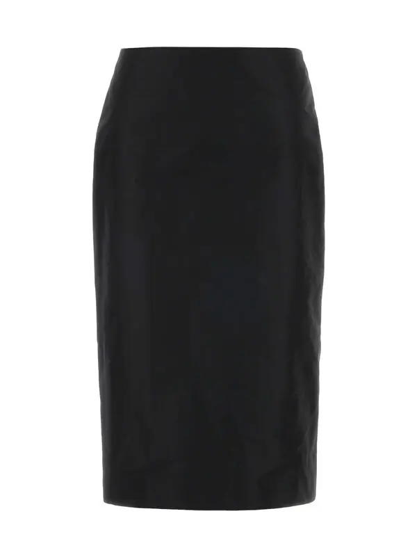 JIL SANDER Faille Skirt - Black