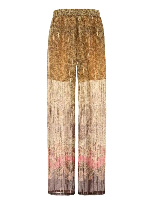 Valentino Garavani Printed Wide-leg Pants - Multicolor